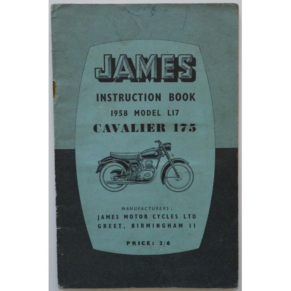 James Spare Parts List/Catalogue/Book for the 225cc Colonel Model K12 ...